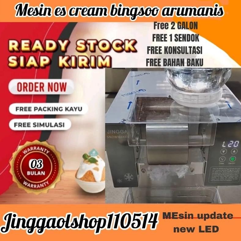 Jual Mesin es cream bingsoo korea snow ice machine mesin es krim ...