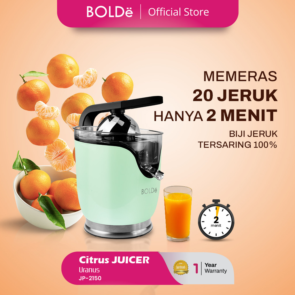 Jual Bolde Super Electric Citrus Juicer Uranus | Shopee Indonesia