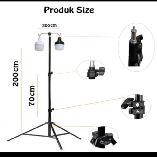 Jual LTS TIANG LAMPU - HANGER - INFUS - HP - CAMERA PORTABLE MODEL ...