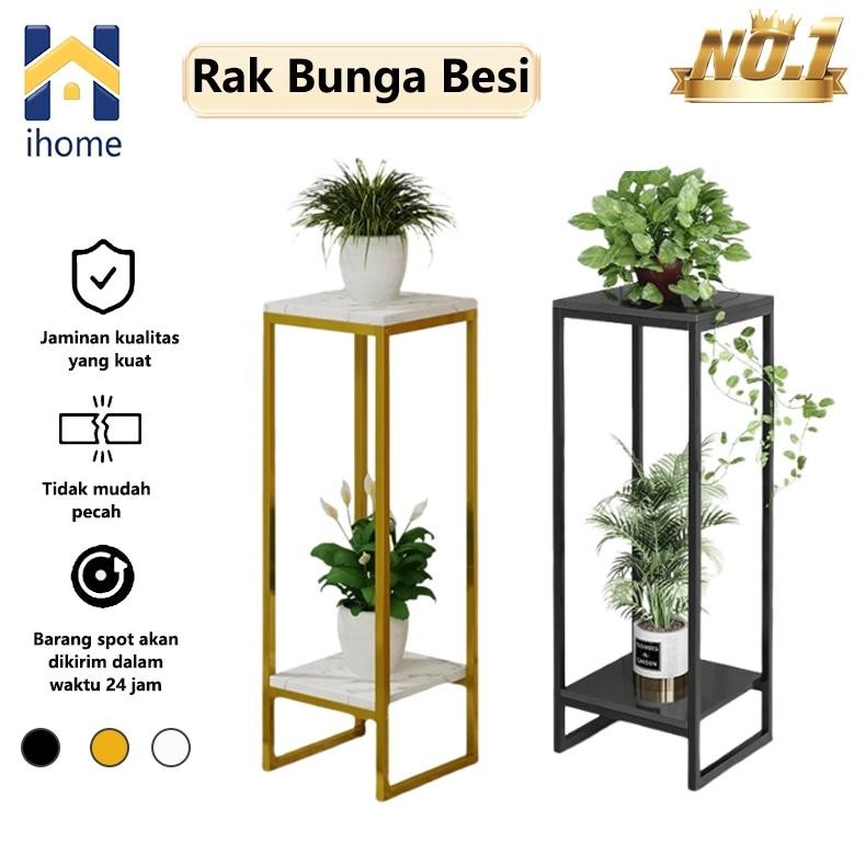 Jual Rak Bunga Rak Bunga Besi Rak Tanaman 2 Susun Rak Pot Bunga ...