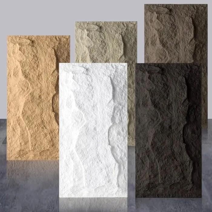 Jual Wall stone Panel / Panel Batu alam Dinding Pu stone Untuk Outdoor ...