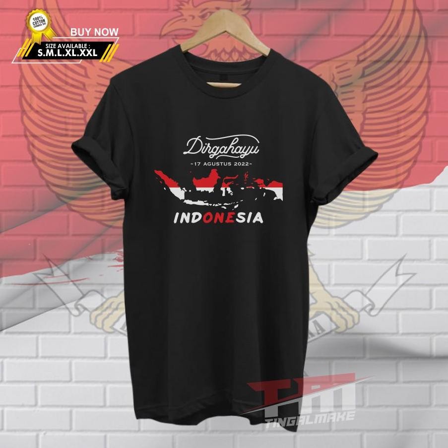 Jual Promo Dtf Kaos Peta Indonesia Dirgahayu 17 Agustus 2022 Kaos Pria Wanita Kaos Kemerdekaan ...