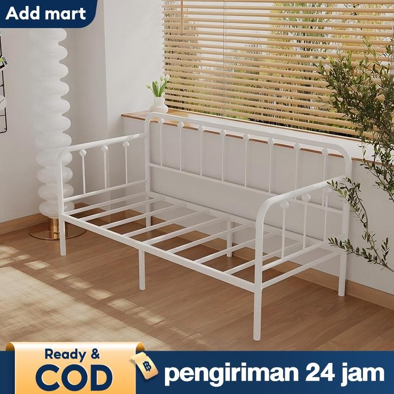 Jual Sofa Bed Besi Minimalis - Daybed Tahan 200Kg, Hemat Ruang | Shopee ...