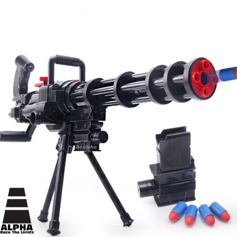 Jual MAINAN NERF PISTOL SENAPAN MINIGUN M134 SOFT BULLET KOKANG ...