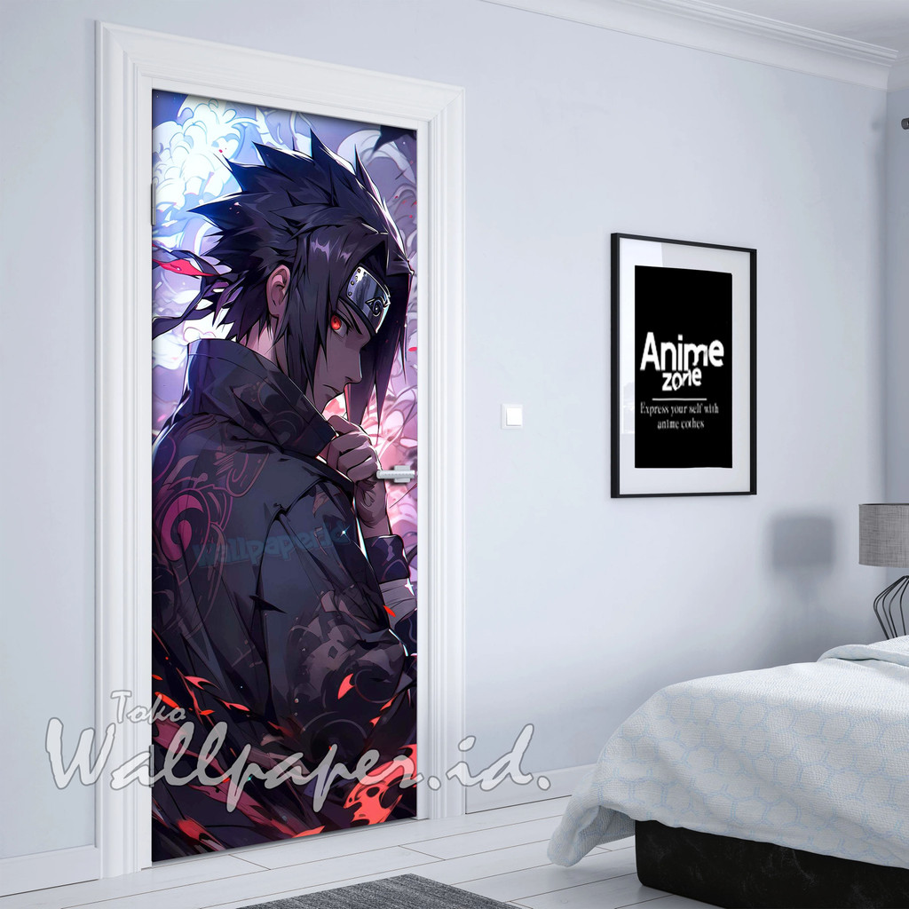 Jual Wallpaper Pintu Motif Naruto - Stiker Pintu Motif Anime Naruto ...