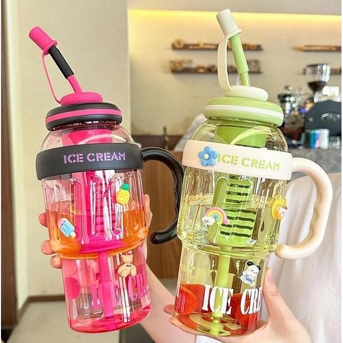 Jual Botol Minum Jumbo Bentuk Lucu / Botol Minum Gym Ukuran 1400Ml ...