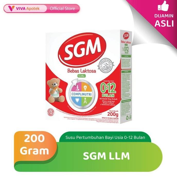 Jual terbaru sgm llm susu formula bayi 0-12 bulan 200g shopee | Shopee ...