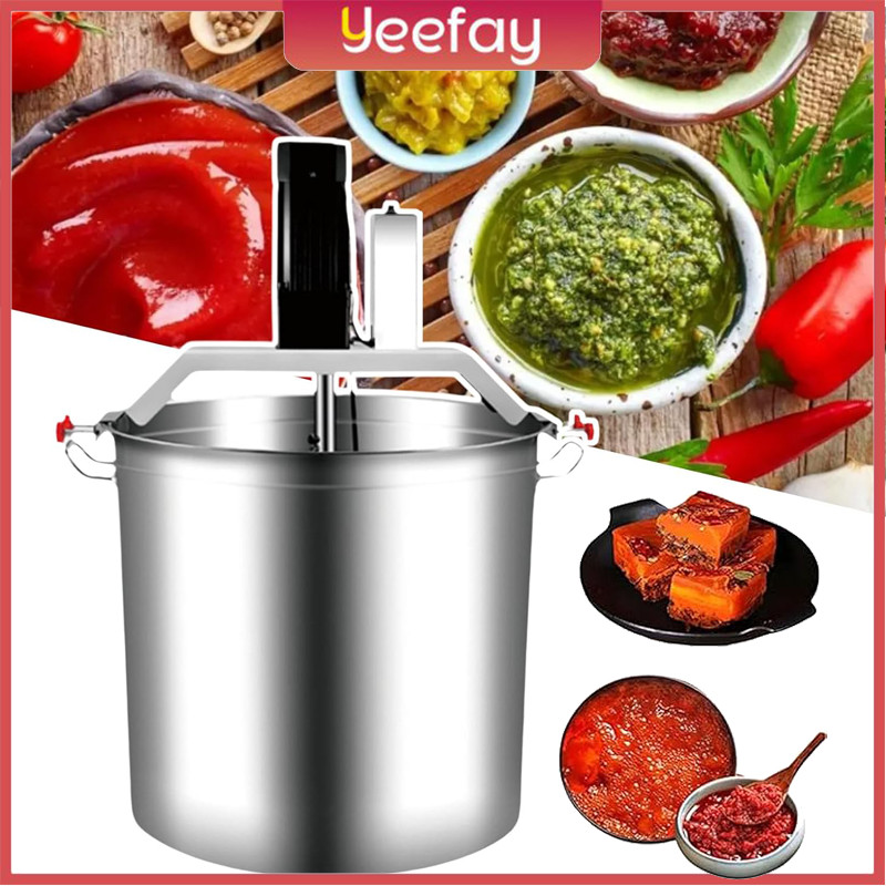 Jual Automatic Cooker Mixer Sauce Sambal Paste Pes Stir Frying Pot ...