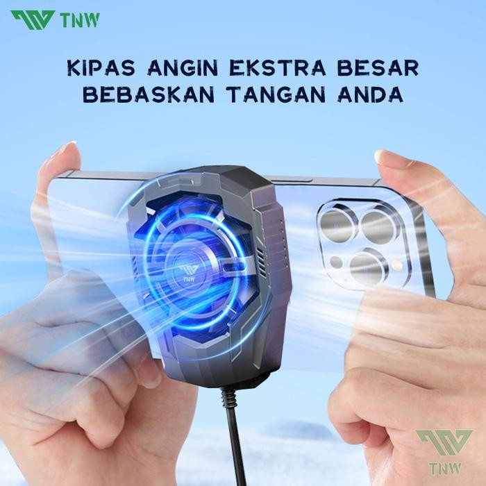 Jual Gms Tnw F9 Mobile Fan Cooler Radiator Pendingin Hp Gaming Cooling ...