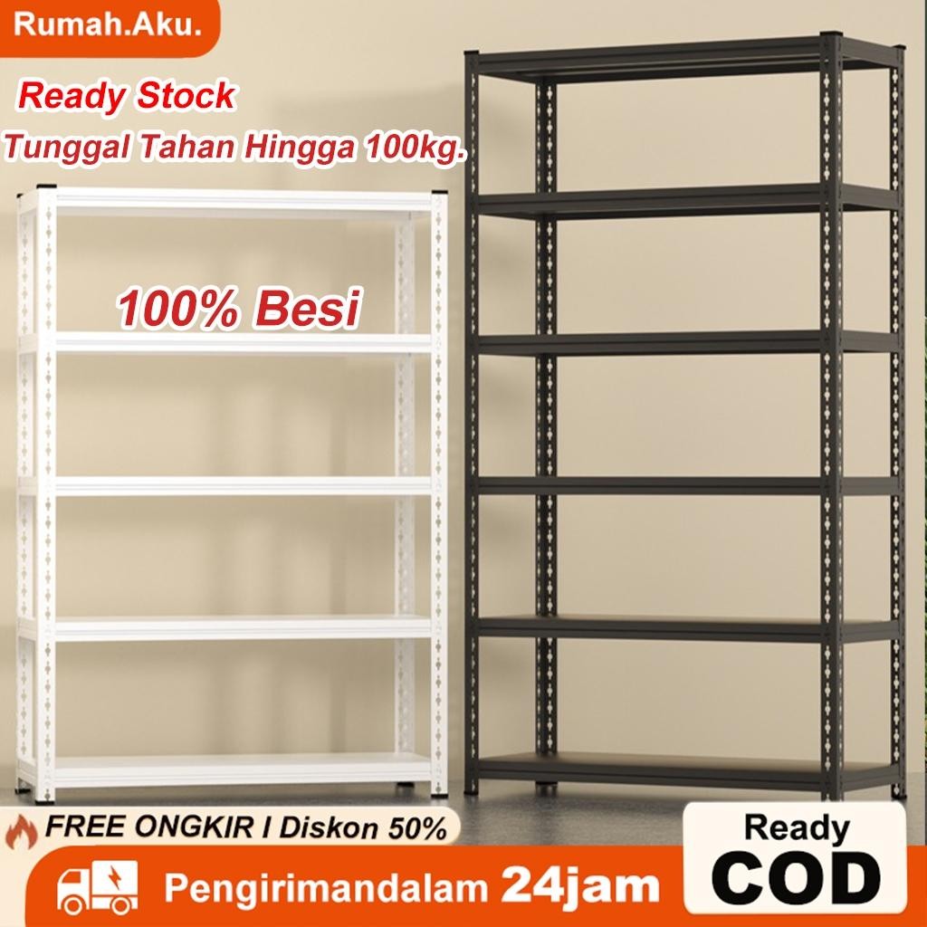 Jual Rak Besi Siku 6 Tingkat Rak Susun Besi Rak Aquarium Rak ...