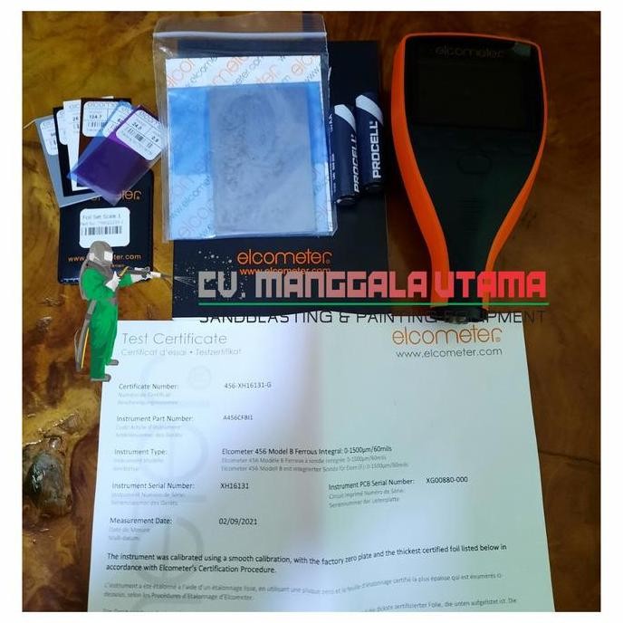 Jual Elcometer 456: F1 Model B Integral DFT Gauge with Zero Test Plate ...