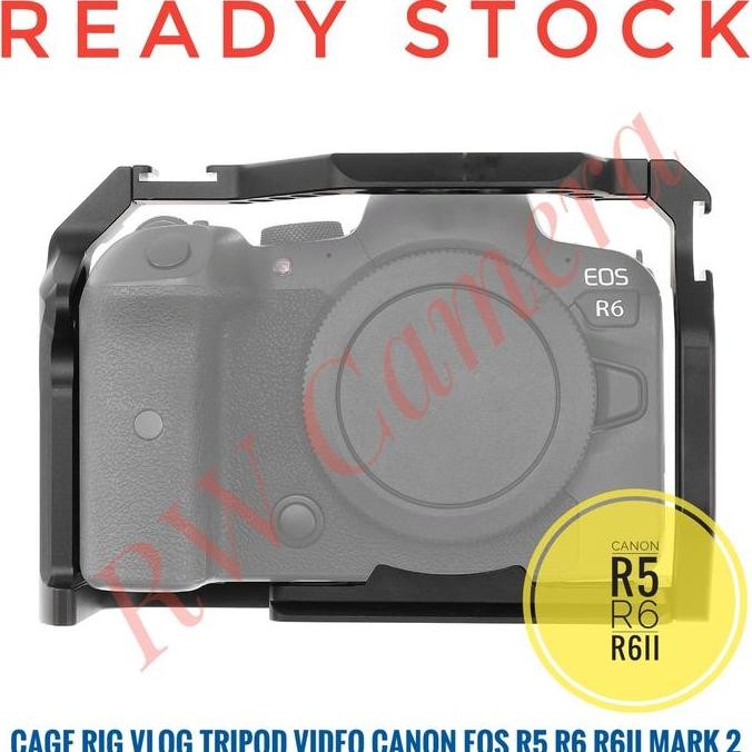 Jual Cage EOS R5 R6 R6ii Rig Camera Canon Hand Grip Bracket EOSR6 Vlog ...