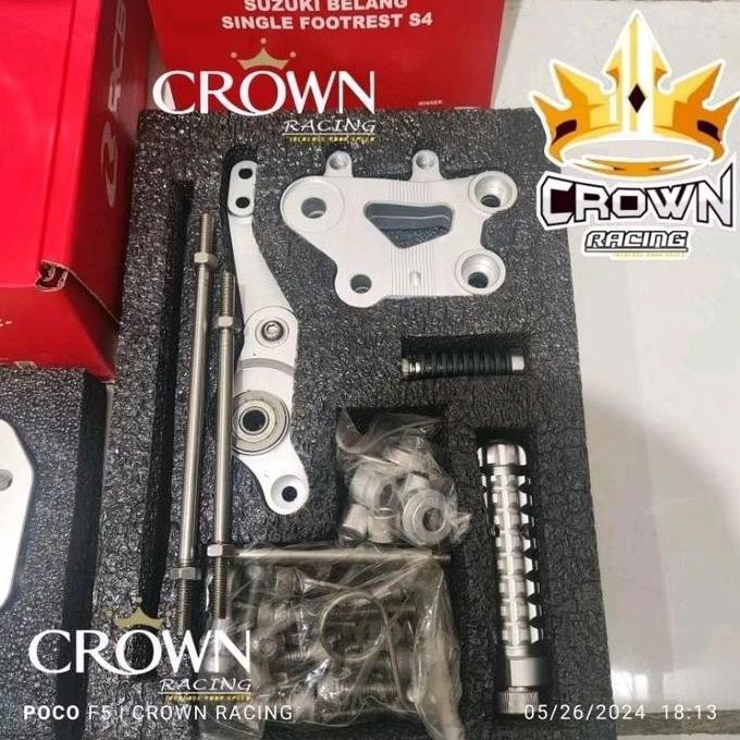 Jual Footstep Underbone Footrest RCB S4 Satria FU 150 Injeksi CNC ...