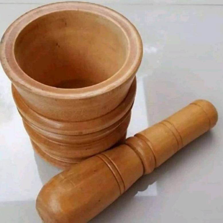 Jual Lumpang Kayu Besar dan Tumbukan Alu 1Set/Penumbuk Tradisional Nugi | Shopee Indonesia
