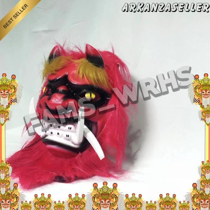 Jual Topeng Gedruk Topeng Buto Monster Bahan Spons Merah New | Shopee ...