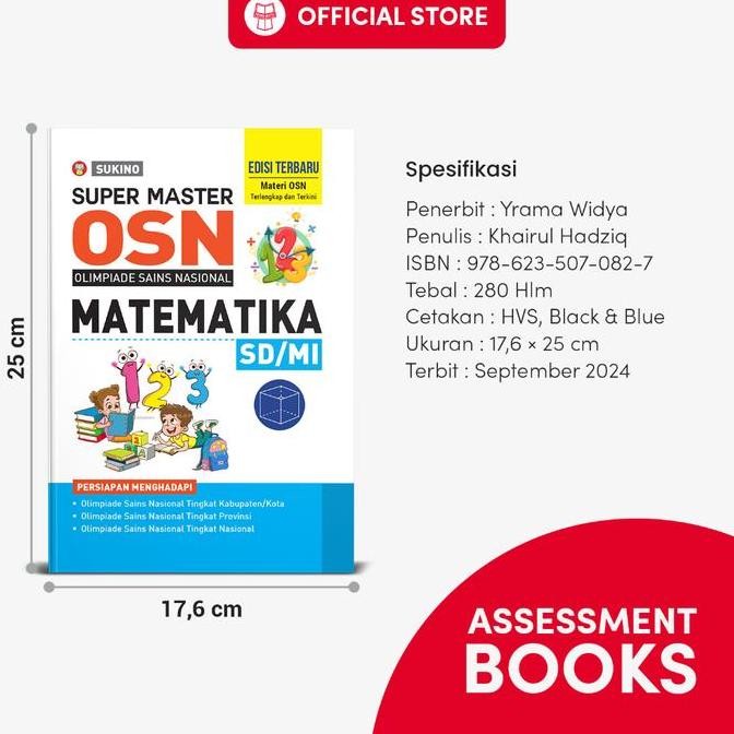 Jual BUKU SUPER MASTER OSN MATEMATIKA SD/MI BANYAK DICARI | Shopee ...