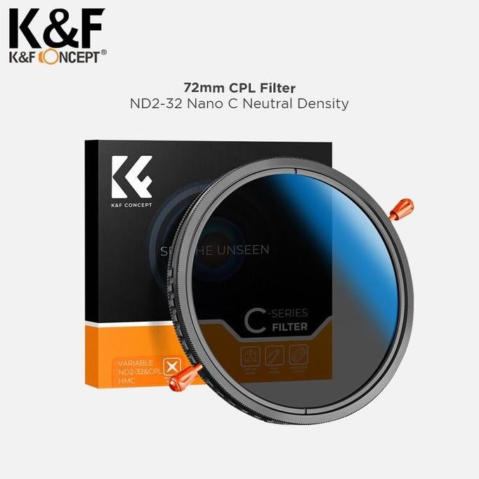 Jual Knf Concept 72Mm Lens Filter Nano-C Variable Fader Nd2-32 + Cpl ...