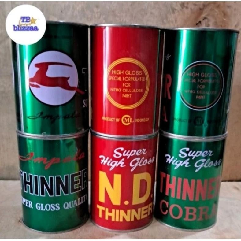 Jual DT47 >> Thinner Impala 1ltr Thiner Cobra Merah 1ltr Thiner Cobra ...