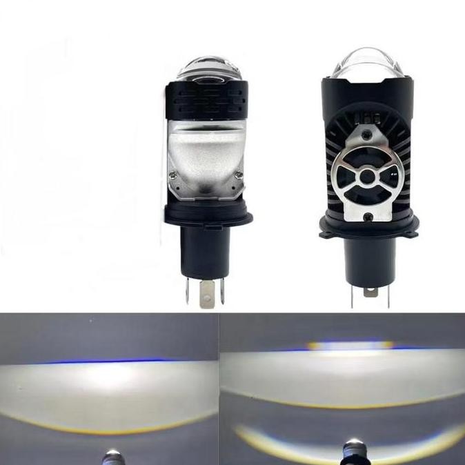 Jual Premium Lampu Utama Led H4 Mini Projector Motor Mobil Original ...