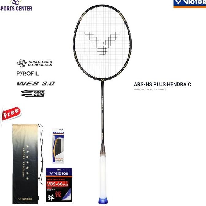 Jual New Raket Badminton Victor Auraspeed Hs Plus Hendra Setiawan / Ars ...