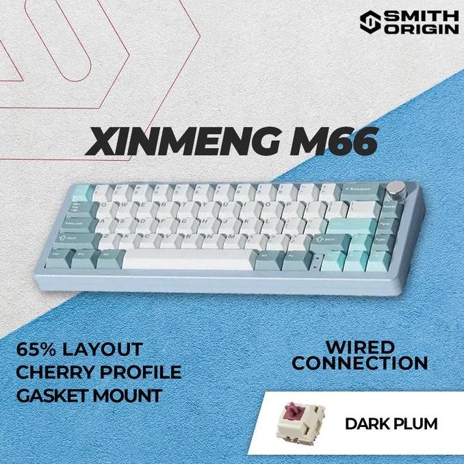 Jual Xinmeng M66 Mechanical Keyboard Aluminium Alloy Multifunctional ...