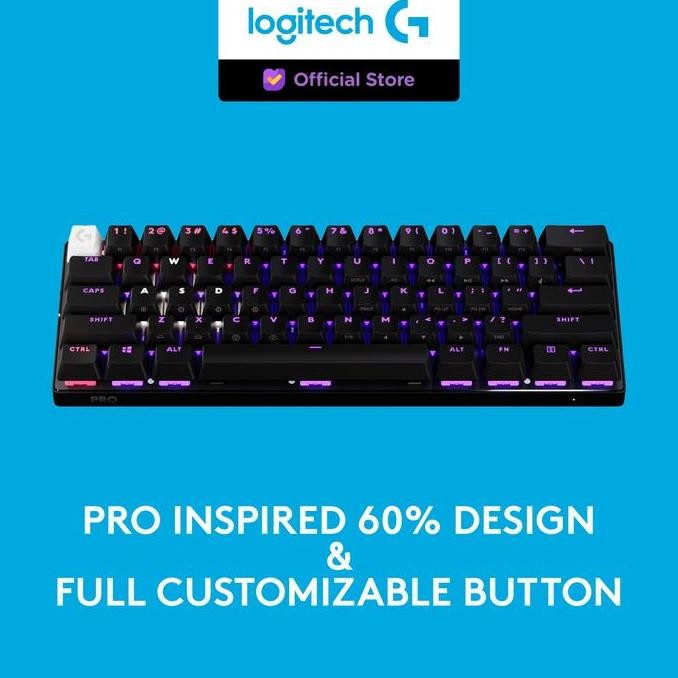Jual Logitech G Pro X 60 Lightspeed Keyboard Wireless Tactile With ...
