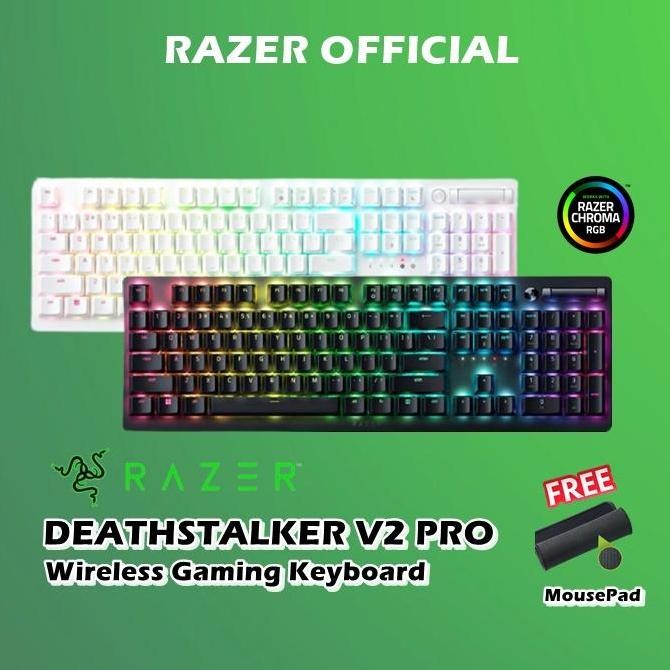 Jual Razer Deathstalker V2 Pro Low Profile Wireless Keyboard Death ...