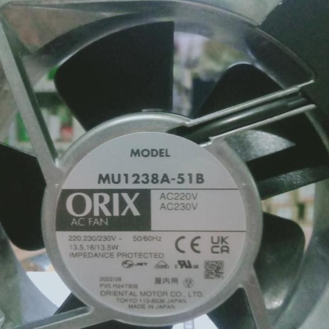 Jual Orix Ac Fan Oriental Motor Mu1238A-51B 220V Original Asli Japan New Stok | Shopee Indonesia