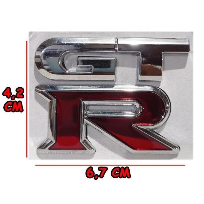 Jual ready Emblem GTR Luxury Bahan Metal Anti Karat | Shopee Indonesia