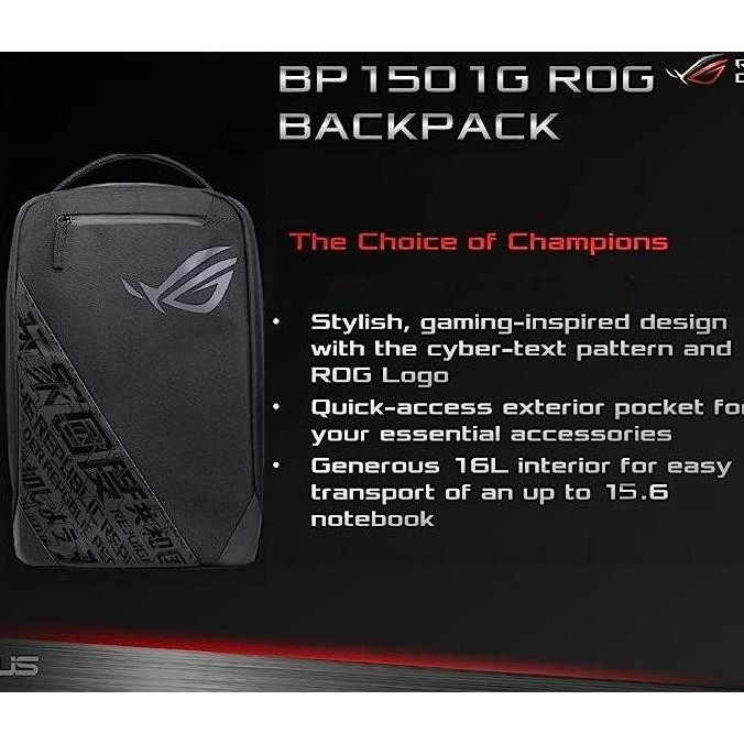 Jual TERMURAH - Asus ROG Gaming Laptop Backpack BP1501 15.6 inch OEM ...