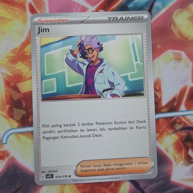 Jual Jim Uncommon Kartu Pokemon Scarlet ex | Shopee Indonesia