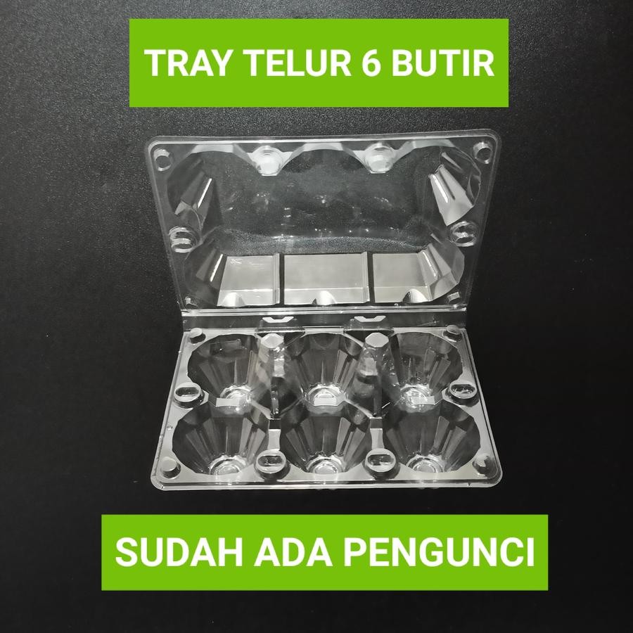 Jual [50 PCS] Mika Telur 6 Butir Kancing / Egg Tray / Tray Telur Isi 6 ...