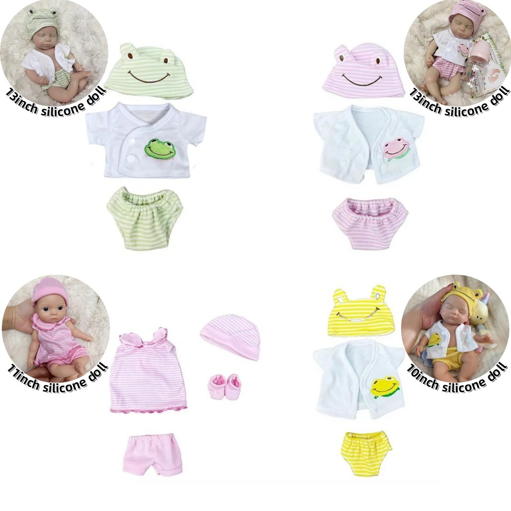 Jual 4 Styles Bebe Reborn Doll Clothes Suit For 10-12Inch Reborn ...