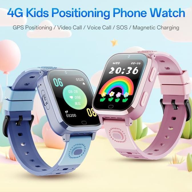 Jual [kidsstore] Aolon DF93 Kids Smartwatch 4G SIM Voice & Video Calls ...