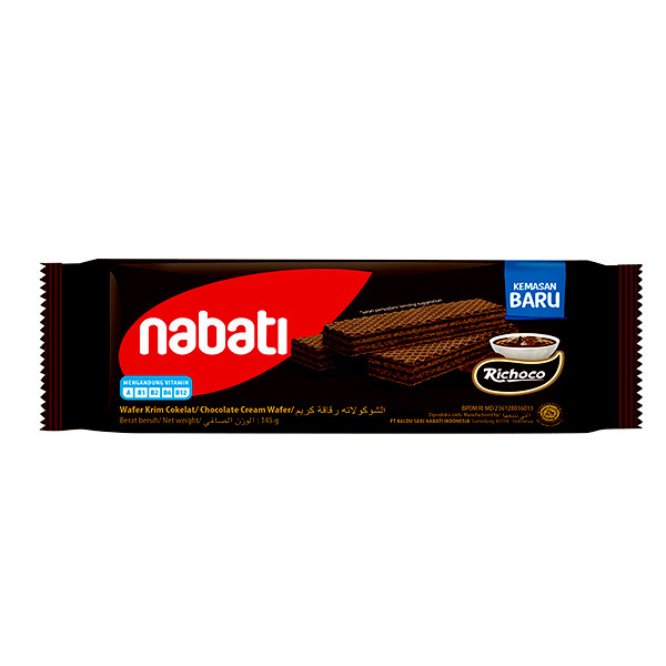 Jual NABATI RICHOCO WAFER KRIM COKELAT 122 GR | Shopee Indonesia
