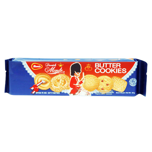 Jual Monde Butter Cookies Pack 90 Gr | Shopee Indonesia