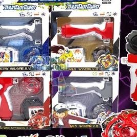 Jual Mainan Anak Gansing Beybalde Thundergyrobeybladeassamble Plus Handgrip Burst System ...