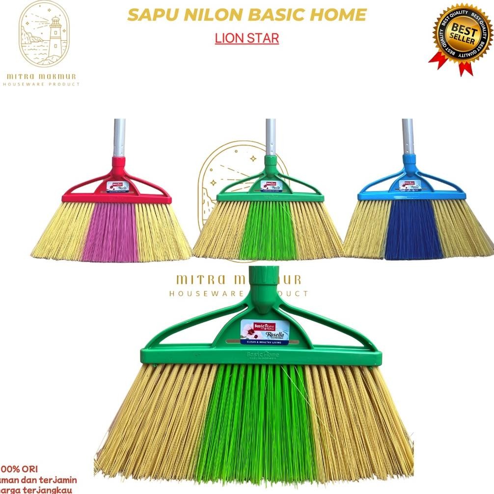 Jual New!! Sapu Nilon Basic Home Lion Star / Harmonia Broom Bbm-3 / Sapu Lantai Murah Ready ...