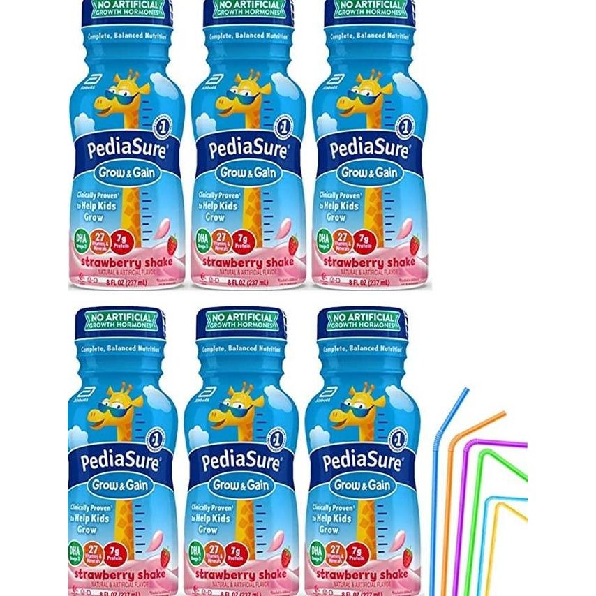 Jual PediaSure Grow & Gain Kids Nutritional Shake Protein -Strawberry ...