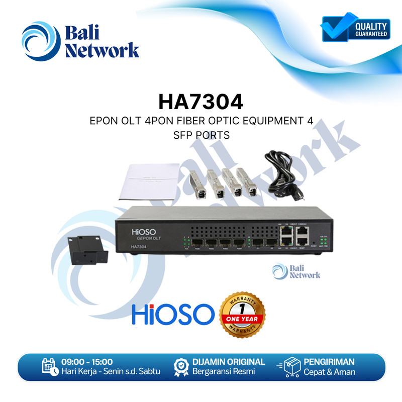 Jual HA7304 HIOSO 4PON EPON OLT 4 SFP PORTS | Shopee Indonesia