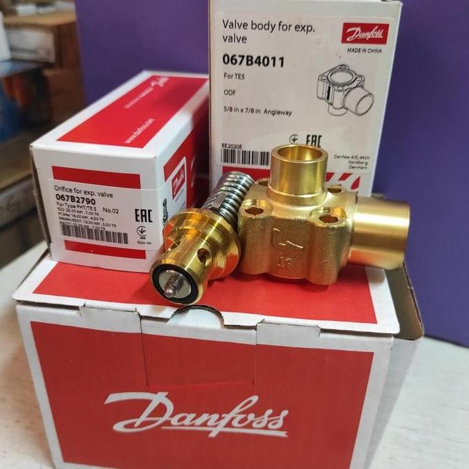 Jual TERMURAH - EXPANSI VALVE DANFOSS TE5+BODY VALVE+ORIFICE FOR R404A ...