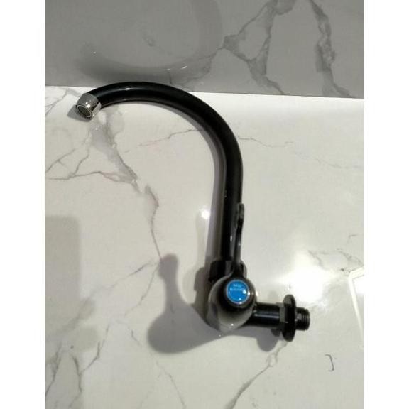Jual kran angsa pvc soligen Hitam keran cuci piring w1 | Shopee Indonesia