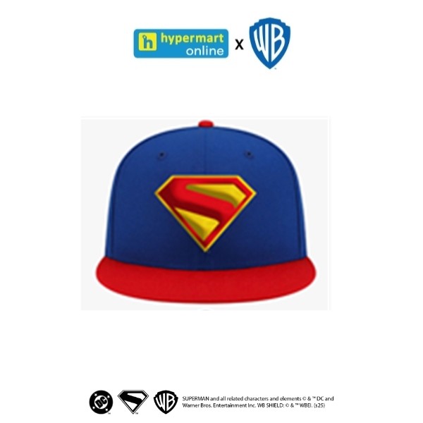 Jual WARNER BROS MAN CAP BLUE RED | Shopee Indonesia