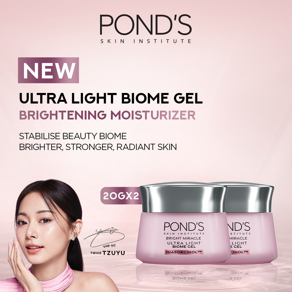 Jual PONDS BRIGHT MIRACLE ULTRA LIGHT BIOME GEL - BRIGHTENING ...