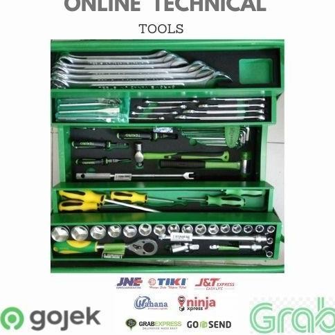 Jual Tekiro Tb 1651 Mechanic Mekanik Tool Kit Tool Box Set 66 Pcs ...