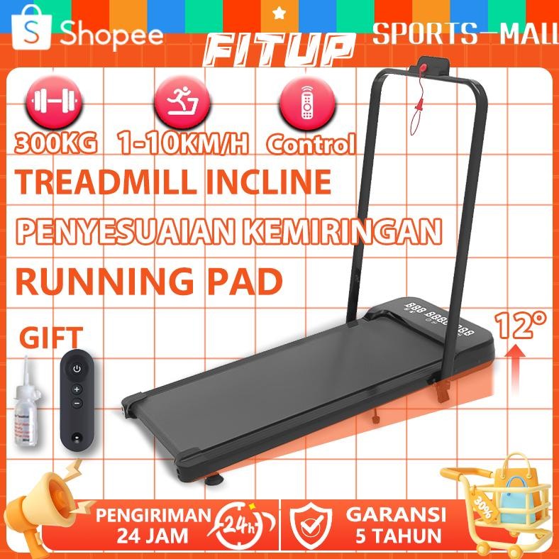 Jual Treadmill Elektrik Treadmill Low Watt 1-14KM Treadmill Incline ...