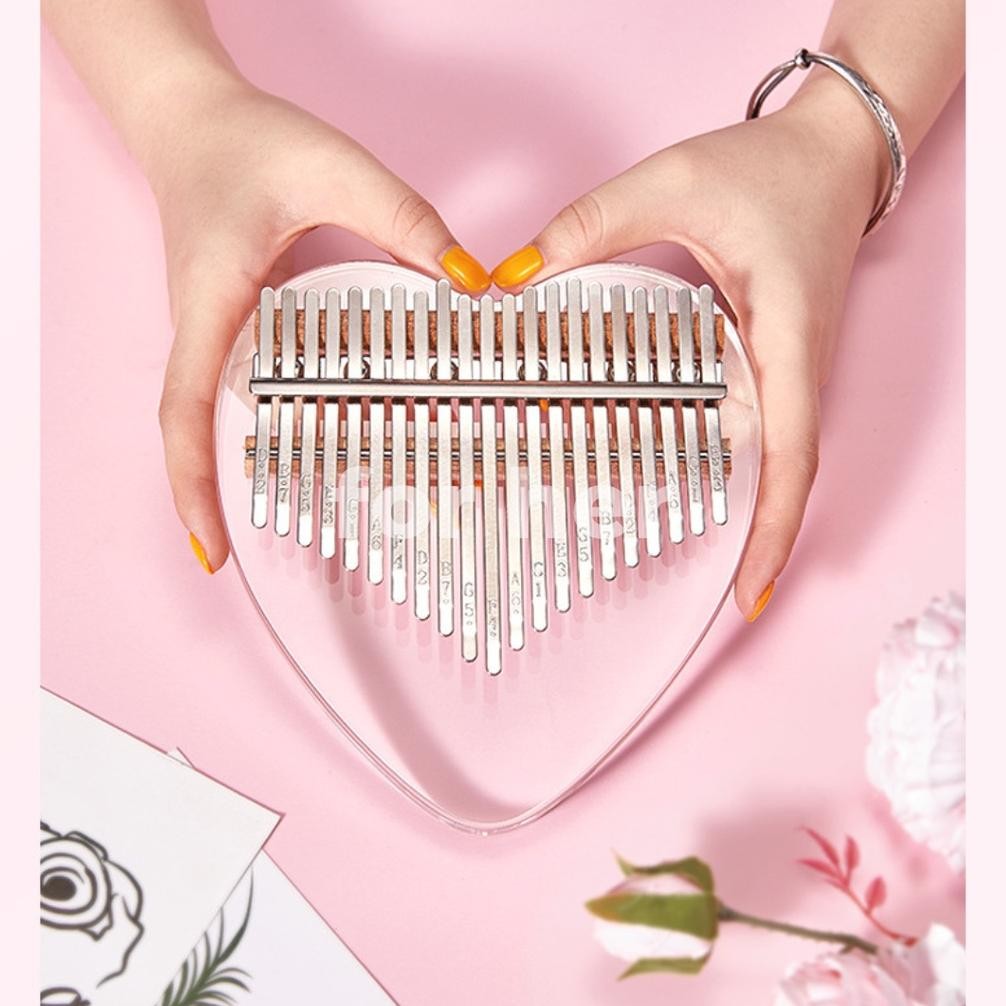 Jual FOR HER - COD Kalimba Acrylic 17 Keys Finger Thumb Piano Alat ...
