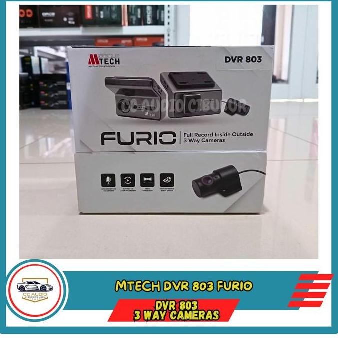 Jual Mtech FURIO DVR 803 3-way Kamera Dash Cam Dashcam interior Kabin ...