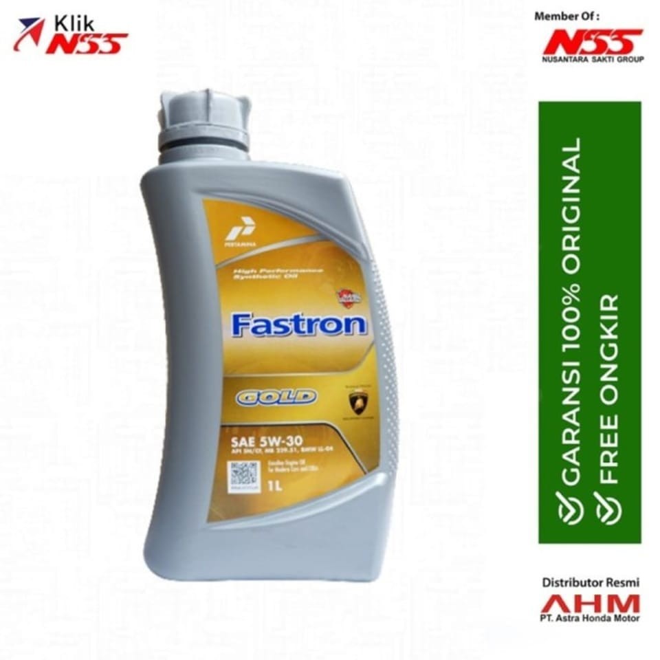 Jual Oli Mobil Pertamina FASTRON GOLD 5W-30 SN/CF MB LAM 1L ...