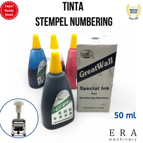 Jual Tinta INK Stempel Numbering Numerator otomatis Stamp Numbering ...